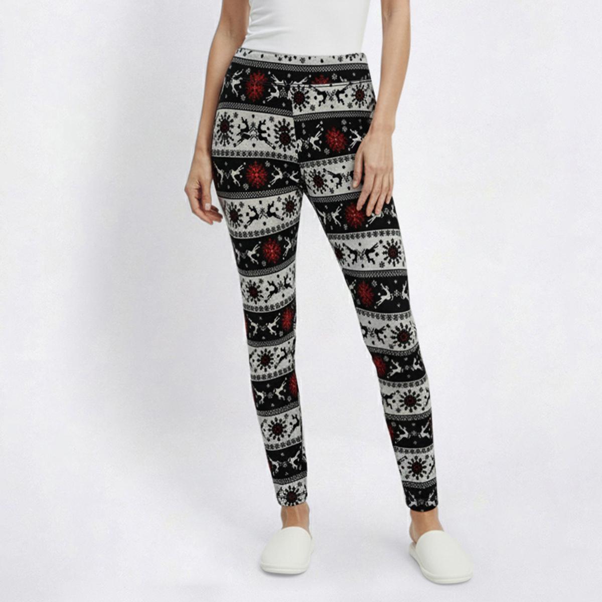 Click here for Plus Size Runway Ready Christmas Snowflake Reindee... prices